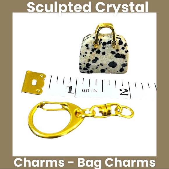 Bags | Nwot Sculpted Crystal Handbag Charm Choice Of Color Free Bag ...